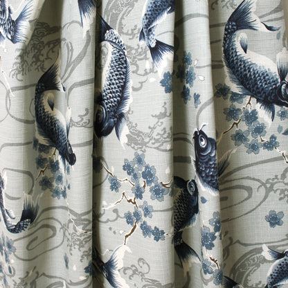 Kokka Japan "todoroki koi" dobby cloth - powder blue from EOSFabrics ...