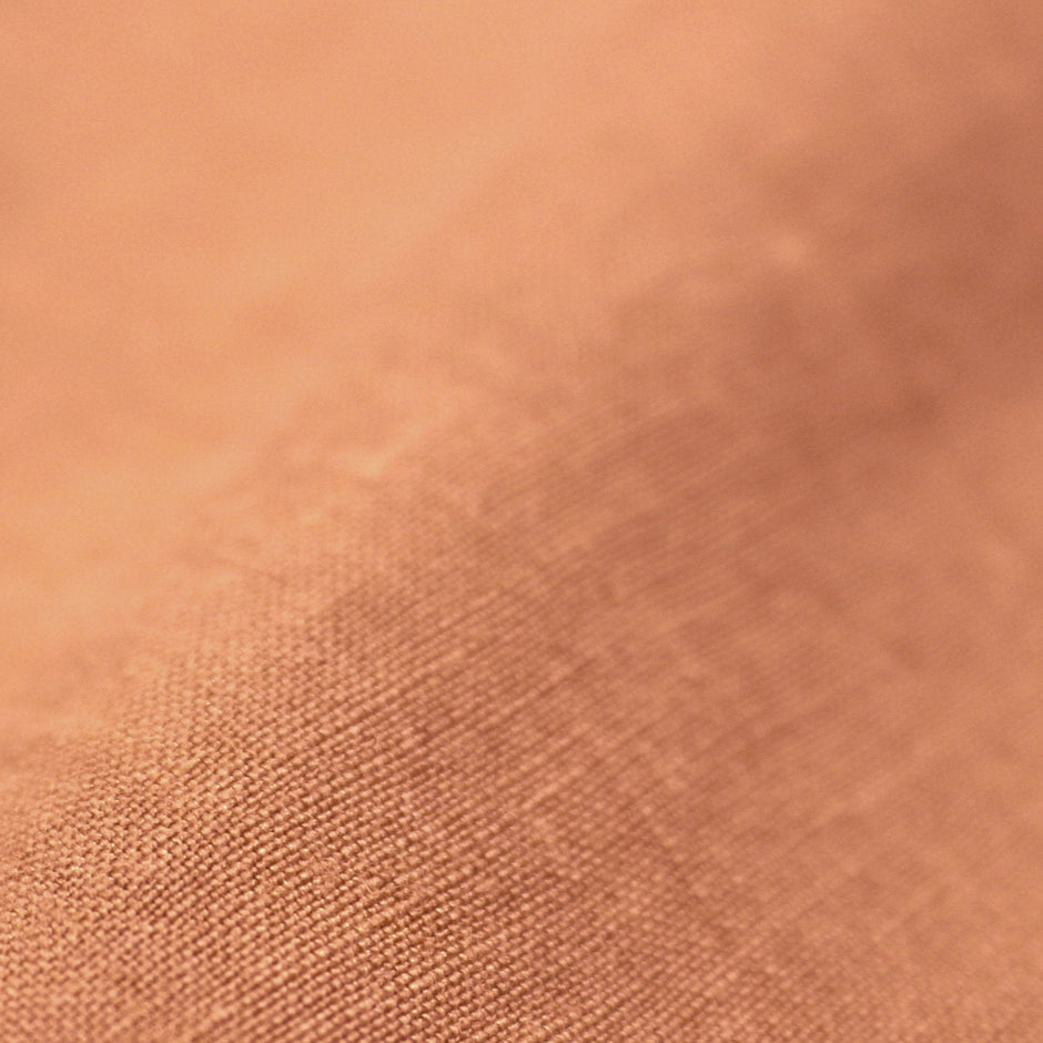 hemp/organic cotton yarn dyed stripe - apricot/natural from EOSFabrics ...
