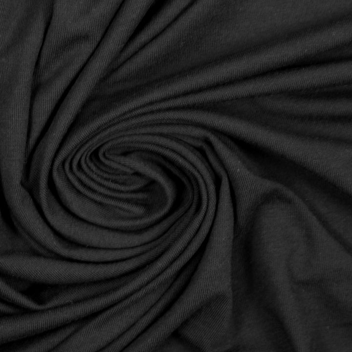 'movement' black/white viscose crepe woven, Oeko-Tex – EOS Fabrics